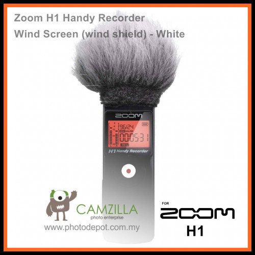 Zoom H1 Handy Recorder Wind Screen (wind shield) - White